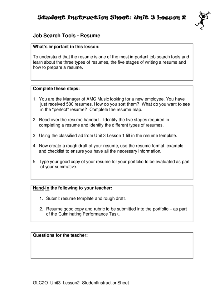 Fillable Online GLC2O - Student Work 2.pdf Fax Email Print - pdfFiller