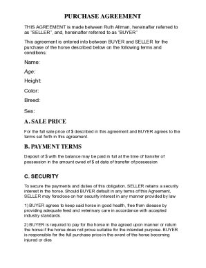 Fillable Online EXECUTION COPY PURCHASE AND SALE AGREEMENT ... Fax ...