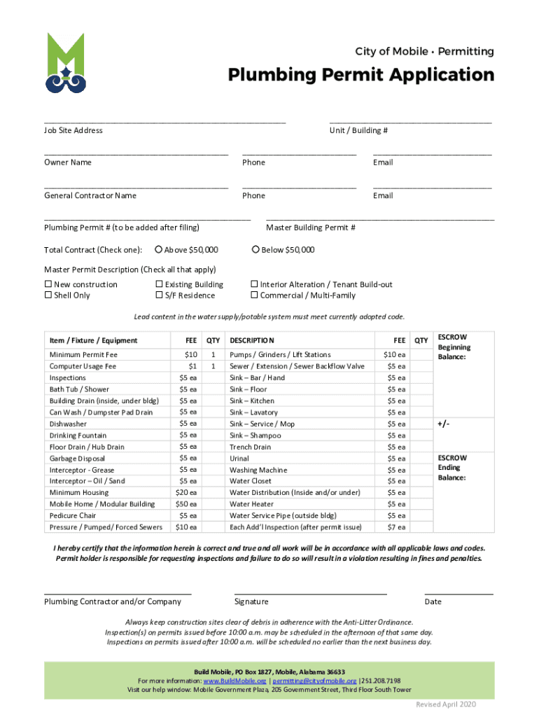 Fillable Online MOBILE/MANUFACTURED HOME PERMIT APPLICATION ... Fax Email Print - pdfFiller