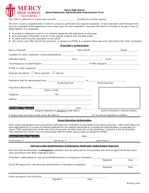 Fillable Online School-Medication-Administration-Authorization-Form ...