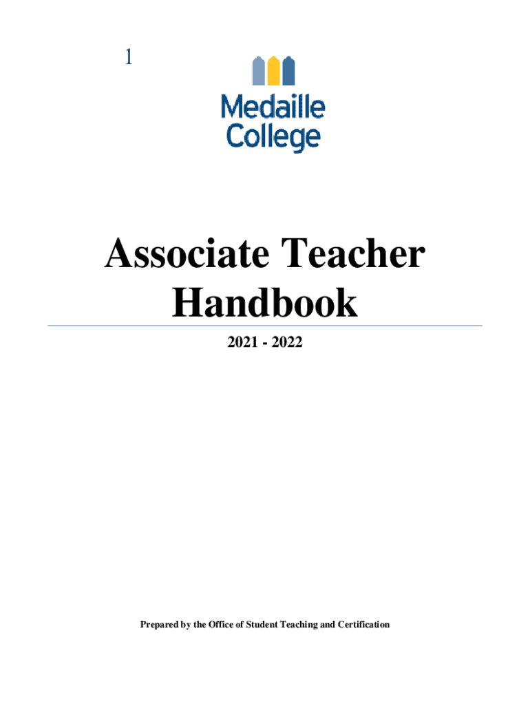 Fillable Online Student Teaching Handbook Teacher Candidate Guide ...