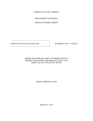 Fillable Online Import/Export Authorization Portal for Natural Gas Fax ...