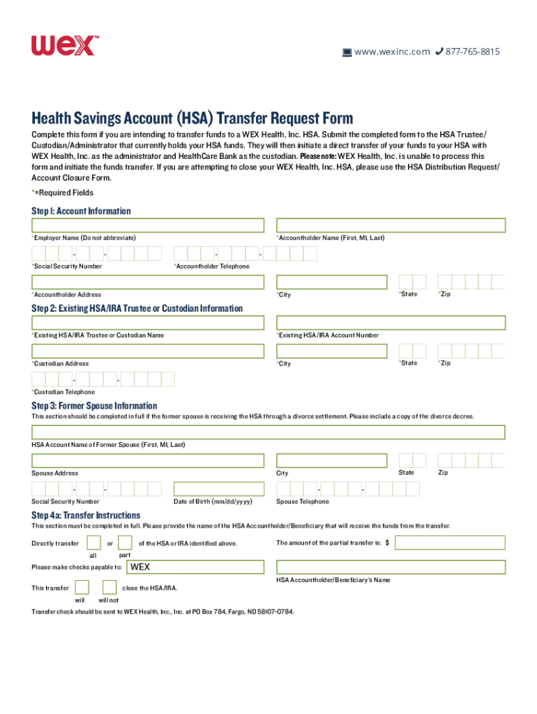 Fillable Online Do you have multiple HSAs open? You have options Fax Email Print - pdfFiller