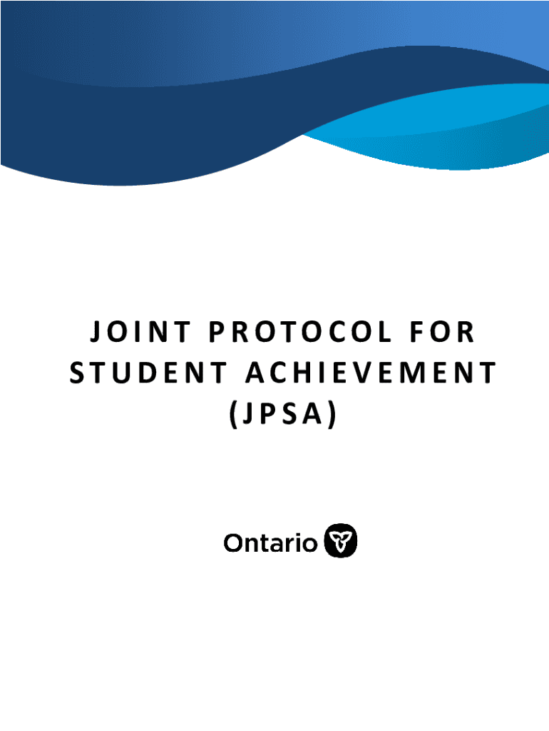Joint Protocol for Student Achievement (JPSA): Fill out & sign online | DocHub