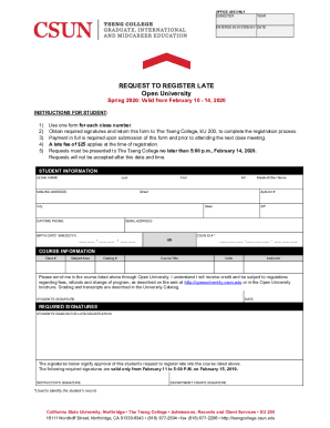 Fillable Online tsengcollege csun Changing Your Study Plans Policy - Help Centre Fax Email Print ...