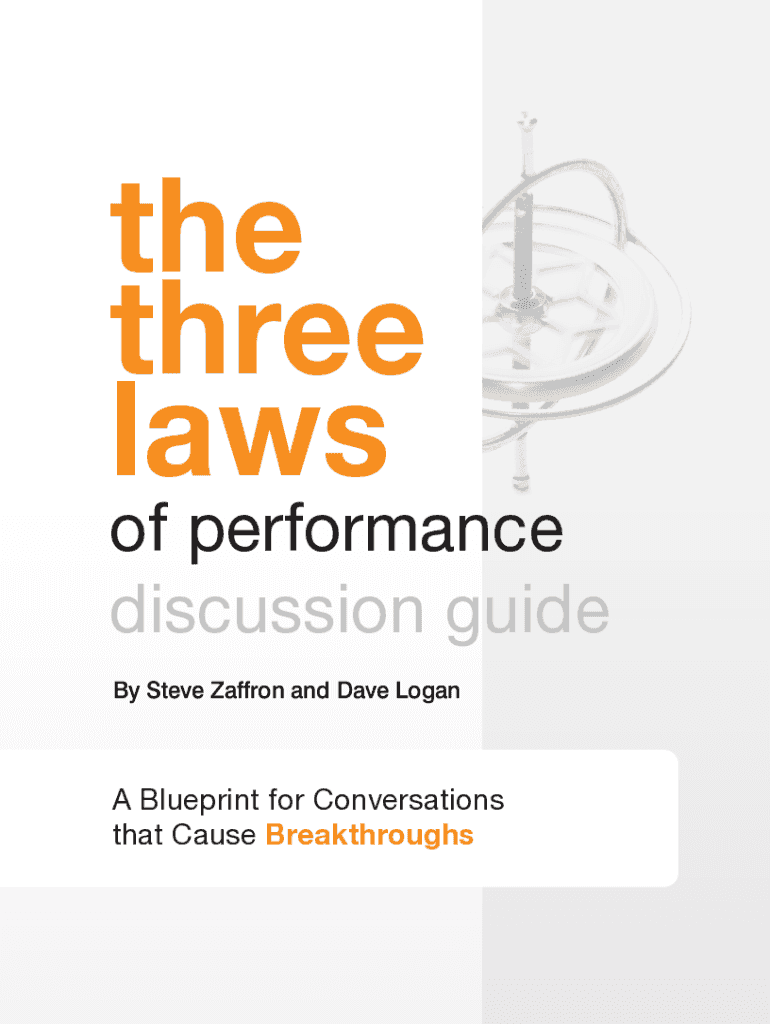 Fillable Online The Three Laws of Performance: Rewriting the Future of ...