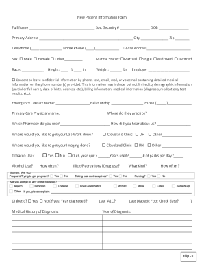 Fillable Online Updated Aaron New Pt form Fax Email Print - pdfFiller