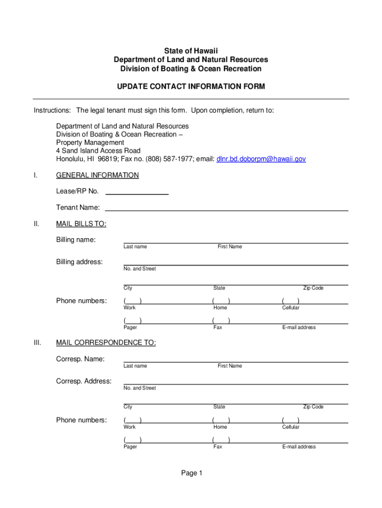 Fillable Online Address-Name Change Form.doc Fax Email Print - pdfFiller