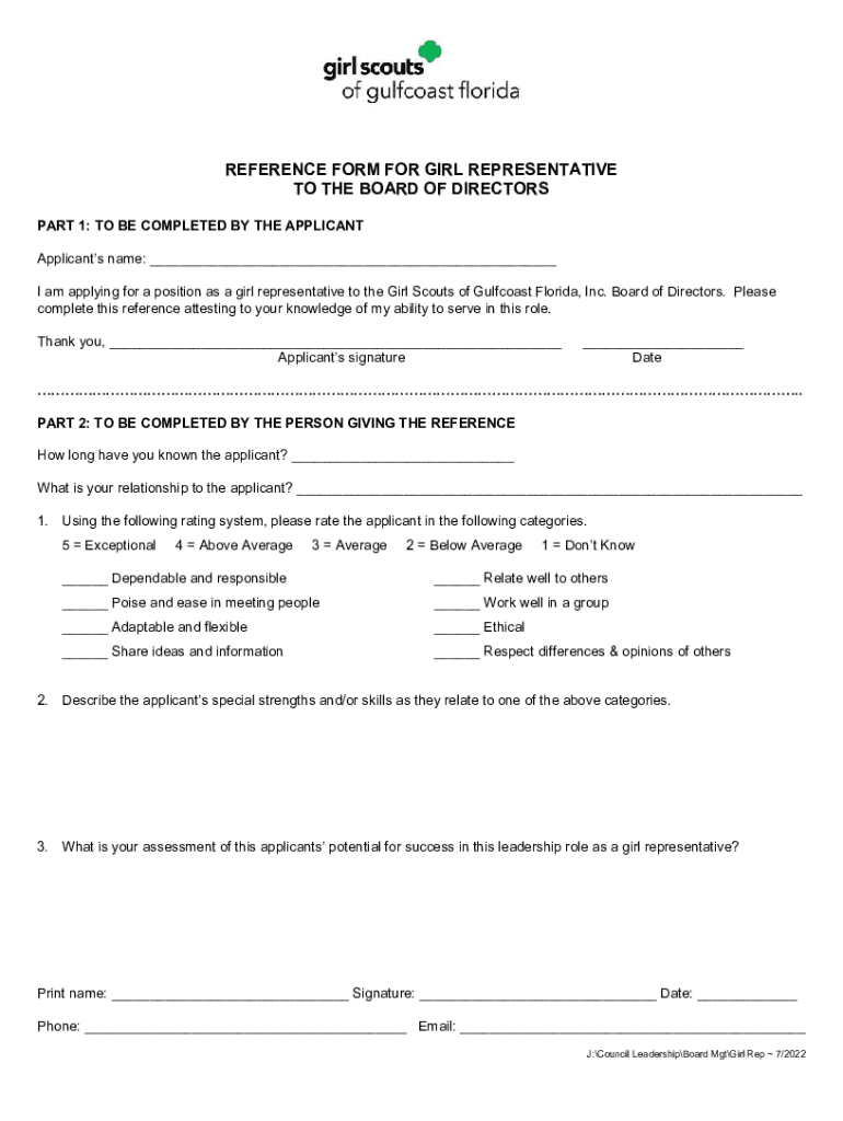 Fillable Online reference form for application Fax Email Print - pdfFiller