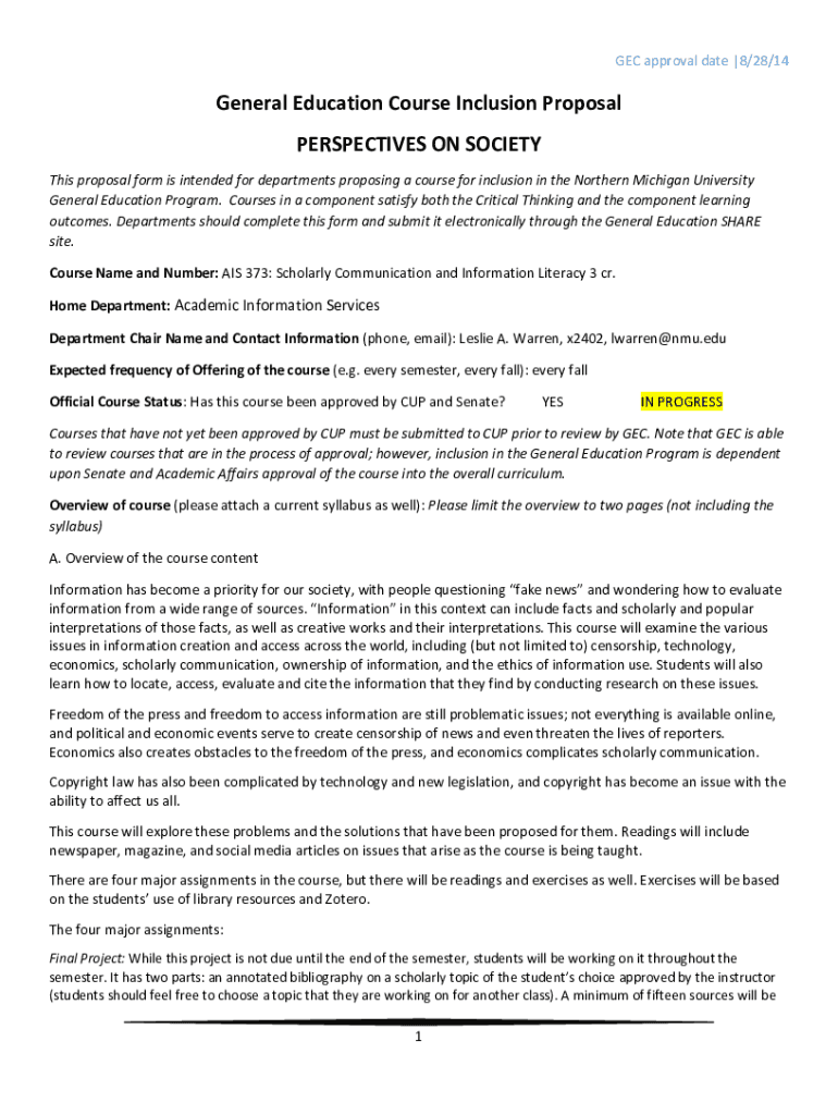 Fillable Online GEC form AIS373F17.pdf Fax Email Print - pdfFiller
