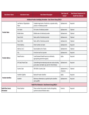 Fillable Online Section or Table Name Data element (DE) ... Fax Email ...