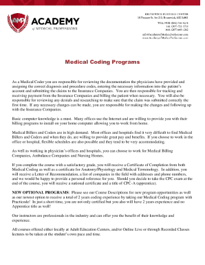 Fillable Online Medical Coder Job Description +2023 TEMPLATE Fax Email ...