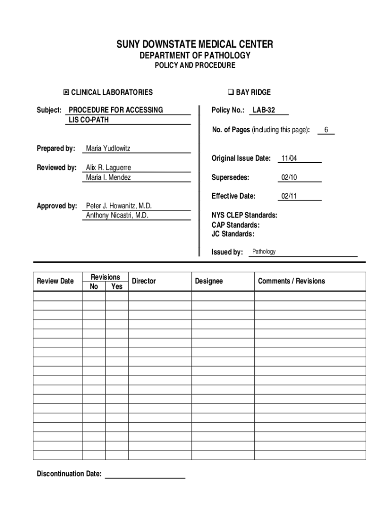 Fillable Online PathologyLab ServicesPatient Care Fax Email Print ...