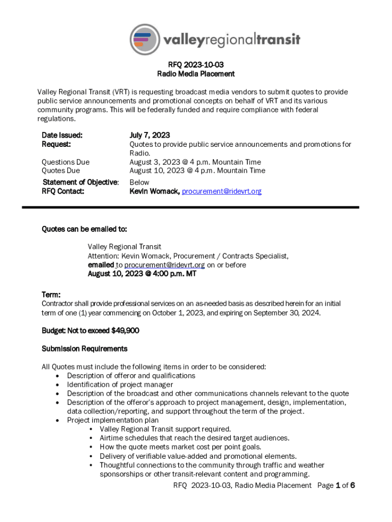 Fillable Online Valley Regional Transit looking to restructure route ...