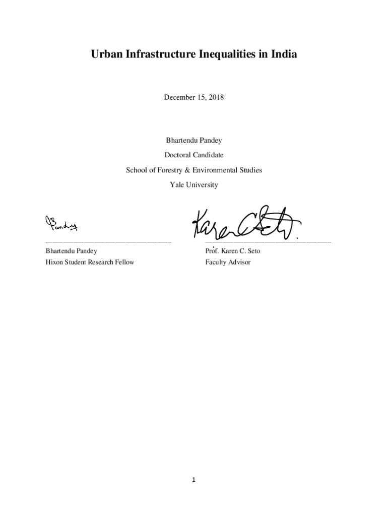 Fillable Online hixon yale Infrastructure Inequality Is a Challenge to ...