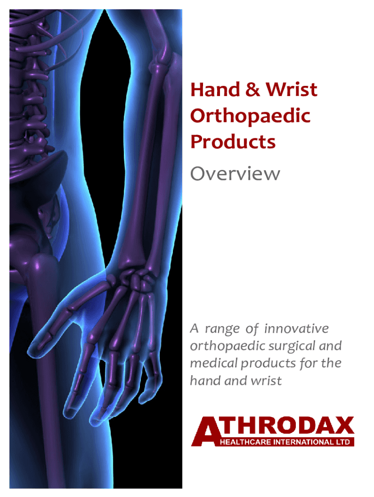 Fillable Online athrodax co hand-overview-v4 Fax Email Print - pdfFiller Fillable Online athrodax co hand-overview-v4 Fax Email Print - pdfFiller