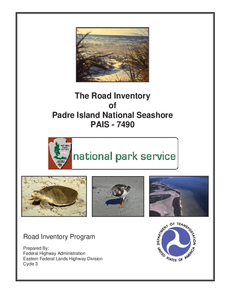 Fillable Online National Park Service Road Inventory Program Data ... Fax Email Print - pdfFiller