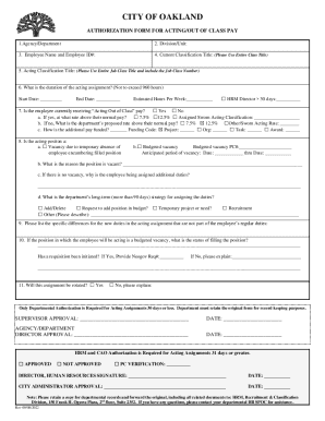 Fillable Online Free fillable forms: City of Oakland Fax Email Print ...