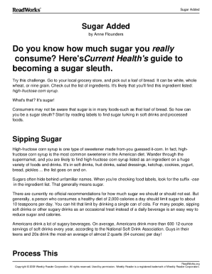 Fillable Online Added Sugars on the New Nutrition Facts Label Fax Email ...
