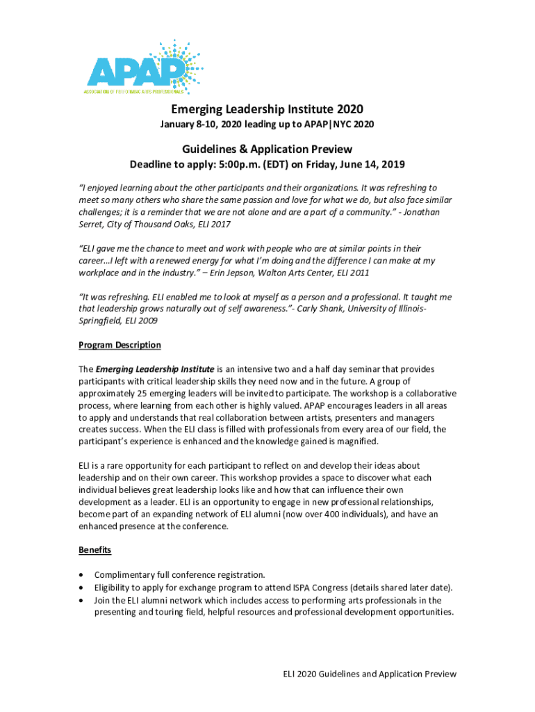 Fillable Online Leadership and Career Advancement - APAP Fax Email ...