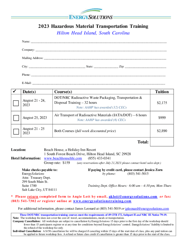 Fillable Online Free HAZMAT forms Fax Email Print - pdfFiller