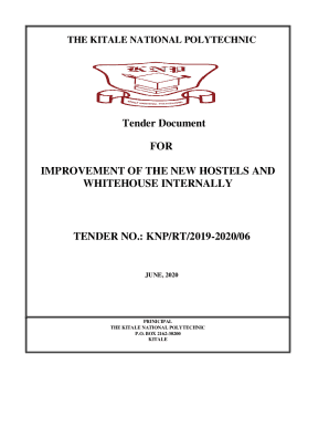 Fillable Online THE KITALE NATIONAL POLYTECHNICEmpowering ... Fax Email ...