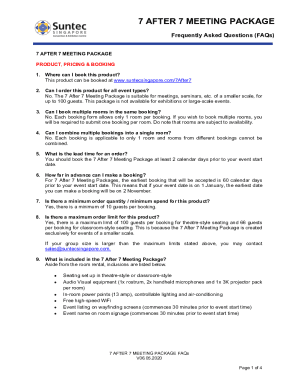 Fillable Online 7-After-7 Event Package Order Form FAQ (06.05.20).docx ...