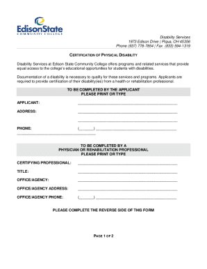 Fillable Online EDISON STATE COMMUNITY COLLEGE CHILD CARE ... Fax Email ...