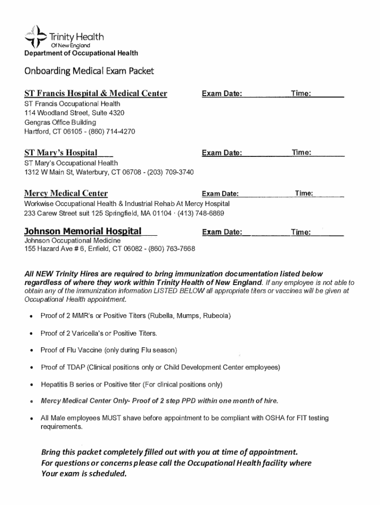 Fillable Online Print Occupational Health Form Fax Email Print - pdfFiller