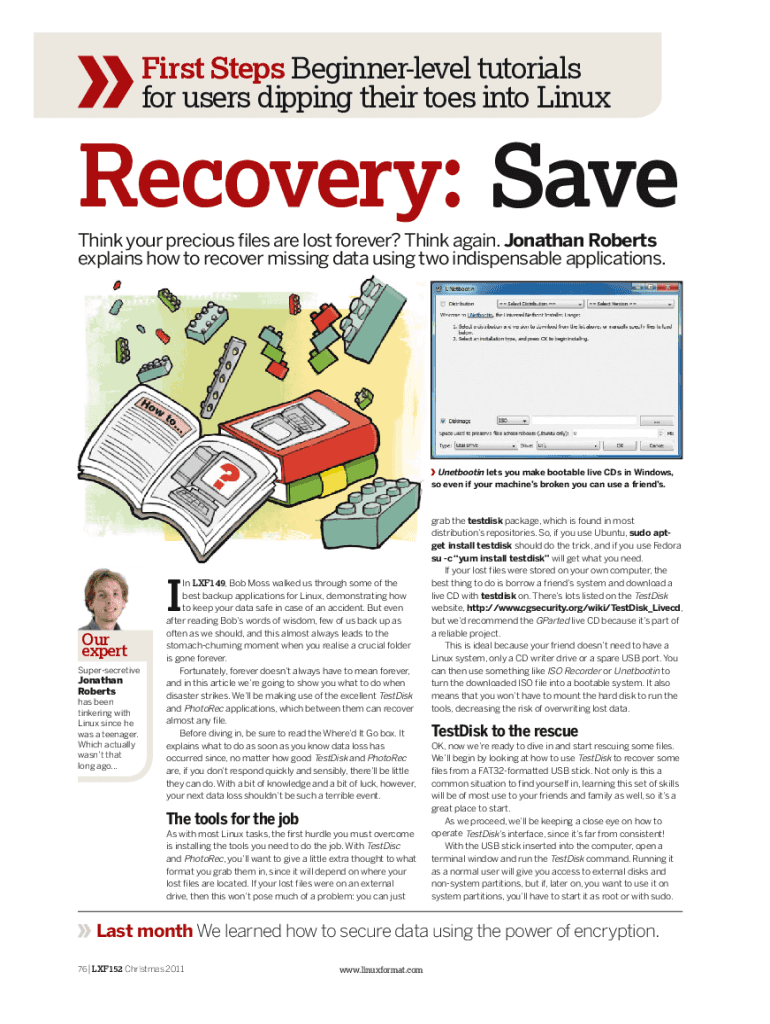 Fillable Online Linux Live Kit is a set of shell scripts which allows ...