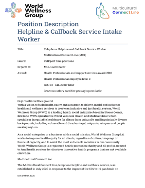 Fillable Online Customer Service Representative Job Description ...