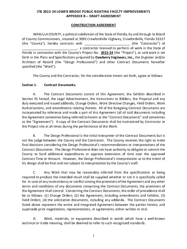 Fillable Online ITB 2022-24 Bid Proposal Forms Fax Email Print - pdfFiller