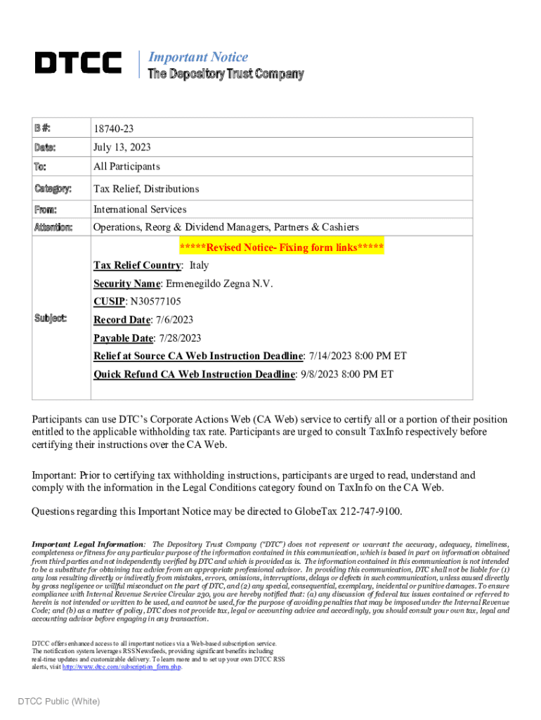 Fillable Online *****Revised Notice- Fixing form links***** Fax Email ...