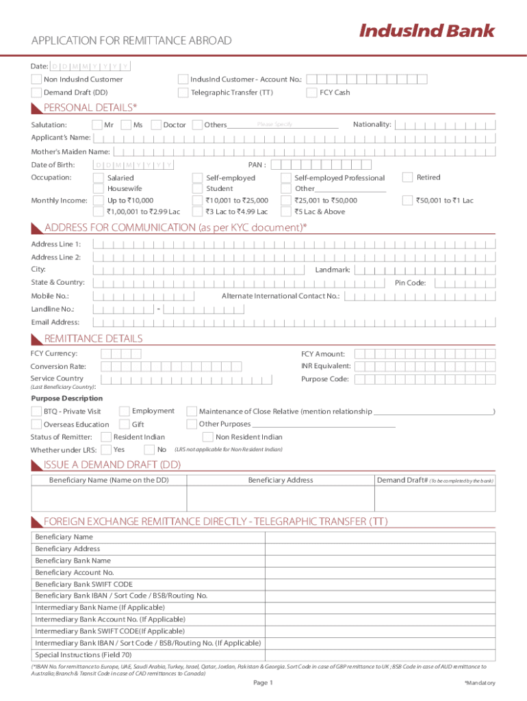 Fillable Online Application for Remittance Abroad Form30.08.2019.cdr ...