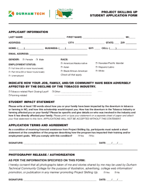 Fillable Online Project Skilling Up Application Form Fax Email Print ...