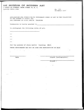 Fillable Online Application form to photograph in Museum Fax Email ...