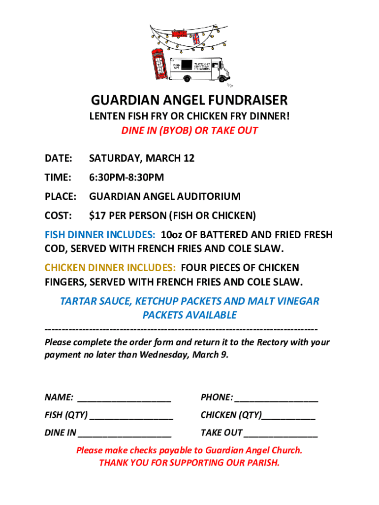 Fillable Online Guardian Angels builds community one fish fry at a time ...