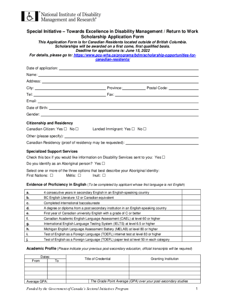 Fillable Online Federal-Initiative-Scholarship-Application-Form-revised ...