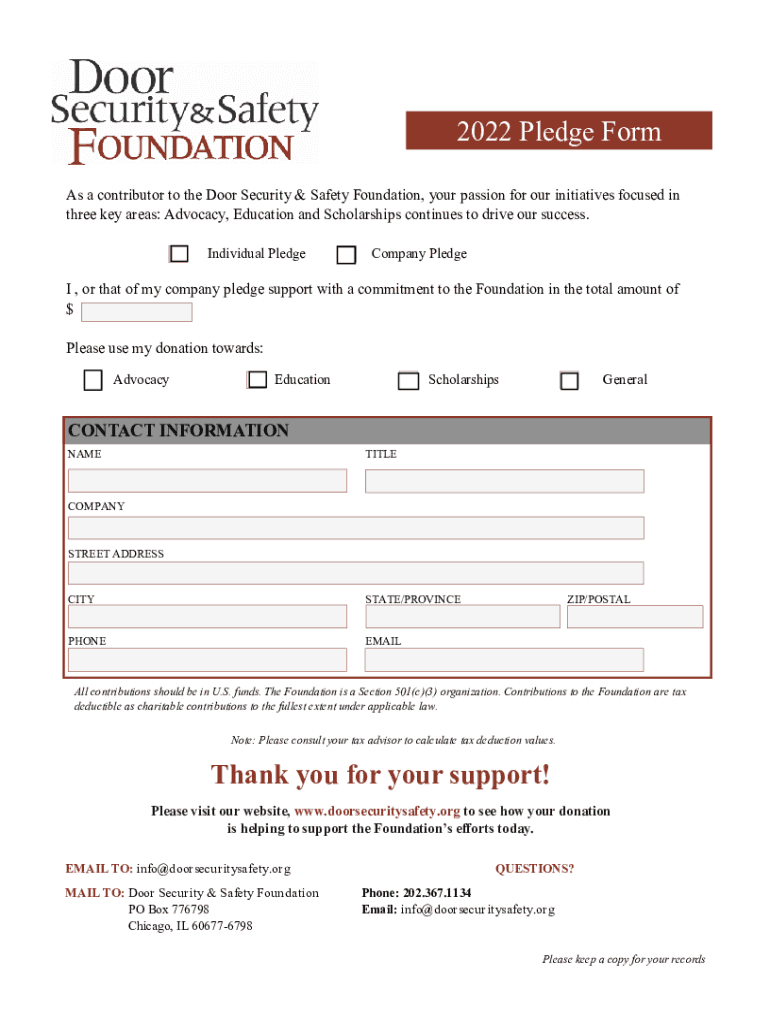 Fillable Online 11 Donation Form Templates to Raise More Money on ...