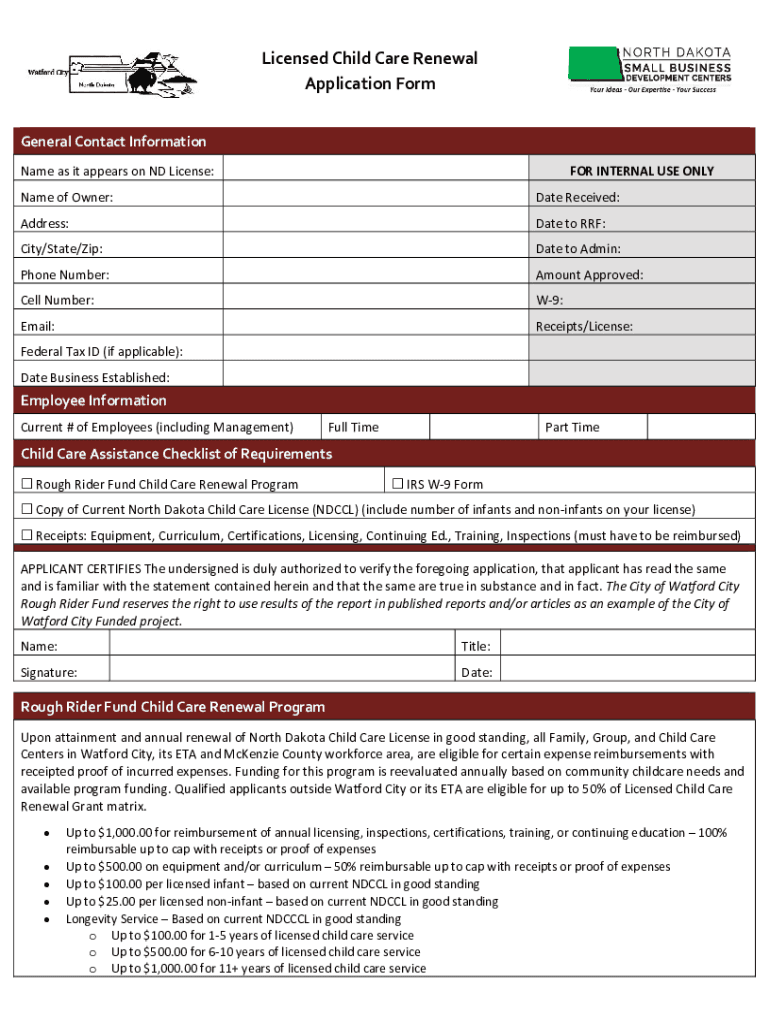 Fillable Online California Family Child Care Licensing: Licensing ...