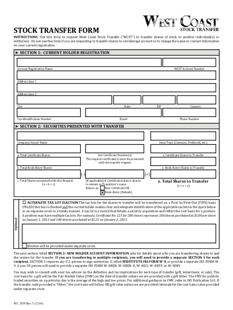Fillable Online DWAC AUTHORIZATION REQUEST FORM Fax Email Print - pdfFiller