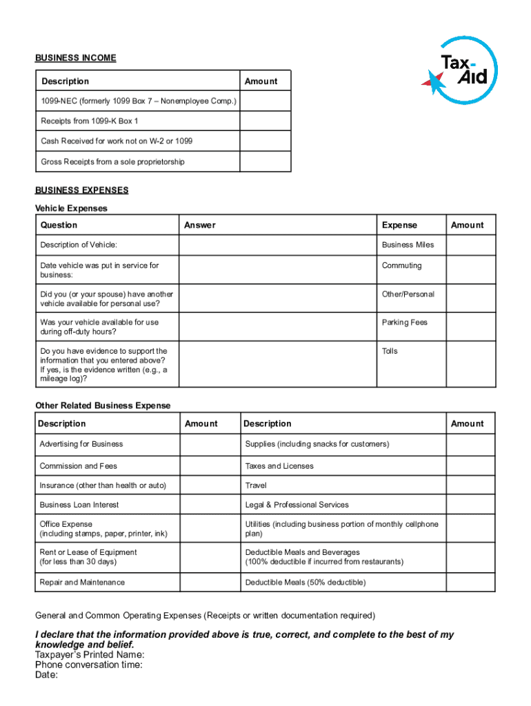 Fillable Online Business Expense Form One Page Fax Email Print - pdfFiller
