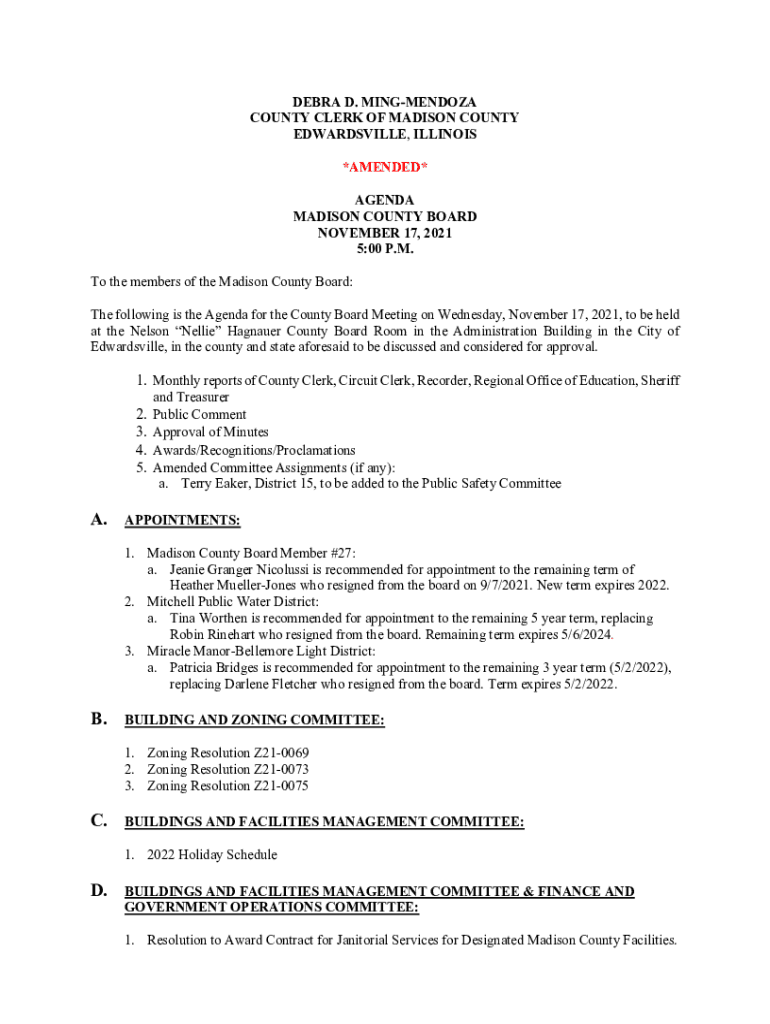 Fillable Online Live updates: Madison County Illinois election results ...