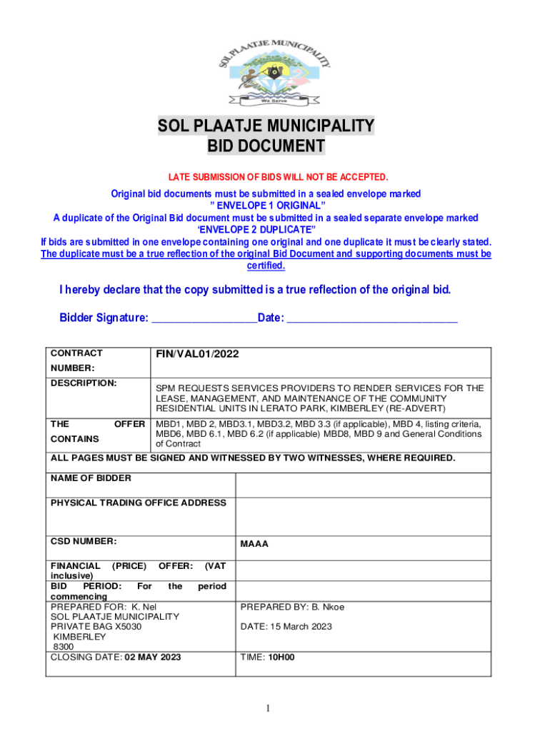 Fillable Online Tender Bulletin 2455 Fax Email Print - pdfFiller