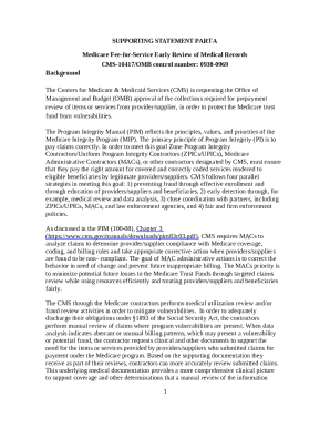 Fillable Online CMS 10417 Supporting Statement 30 day Fax Email Print ...