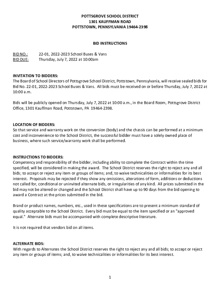 Fillable Online Business Affairs / Vendor Bid Sheets Fax Email Print ...