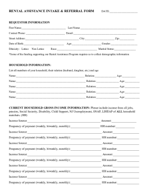 Fillable Online RA intake and referral form Final.docx Fax Email Print ...