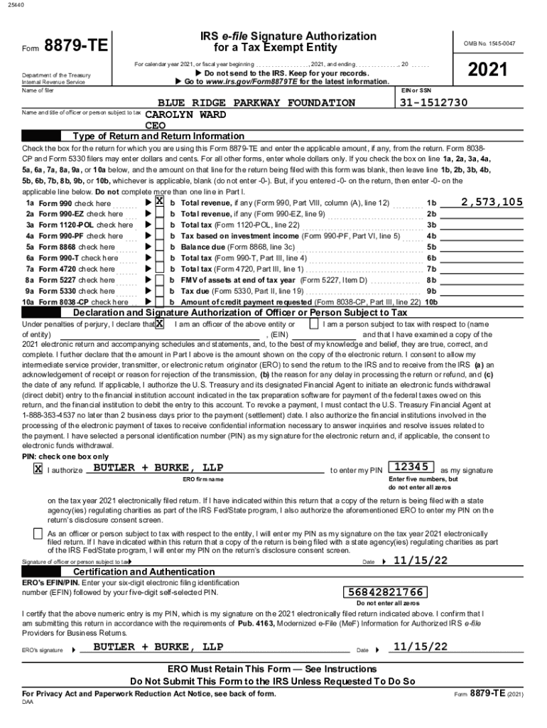 Fillable Online 2021 Pennsylvania E-File Signature Authorization for PA ...