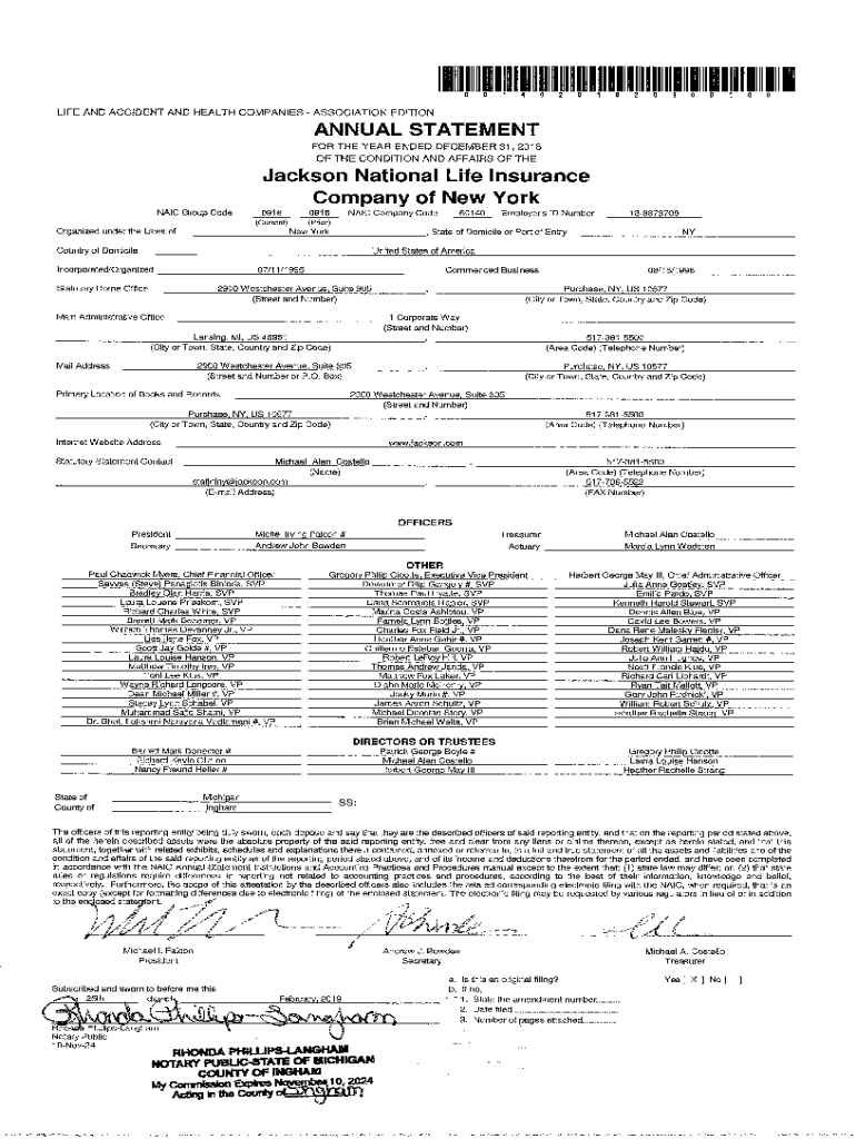 Fillable Online EXAMINATION REPORT OF UNITED LIFE INSURANCE ... Fax ...