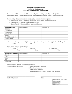 Fillable Online Change-of-Personal-Data-Form.pdf Fax Email Print ...